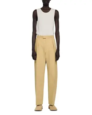 Sandro Gerard Wide Pleated Trousers