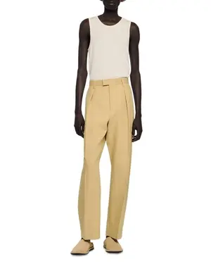 Sandro Gerard Wide Pleated Trousers