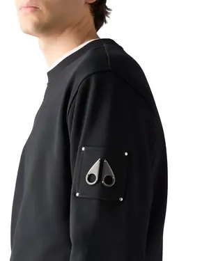 Moose Knuckles Hartsfield Crewneck Sweatshirt - Black