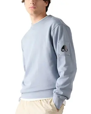 Moose Knuckles Hartsfield Crewneck Sweatshirt - Jet Stream