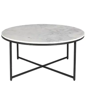 Livabliss Anastasia Coffee Table - White/black