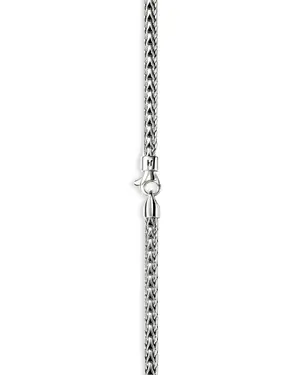 John Hardy Sterling Chain Icon Woven Link Necklace - Silver