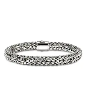John Hardy Icon Woven Chain Link Bracelet - Silver