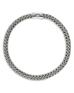 John Hardy Icon Woven Chain Link Bracelet - Silver