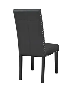 MODWAY Parcel Vinyl Dining Side Chair, Set Of 2