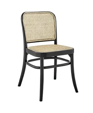 MODWAY Winona Wood Dining Side Chair - Black