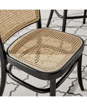 MODWAY Winona Wood Dining Side Chair - Black