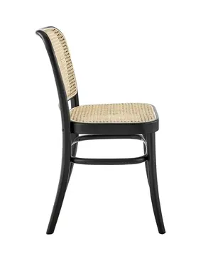 MODWAY Winona Wood Dining Side Chair - Black