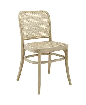 MODWAY Winona Wood Dining Side Chair - Gray
