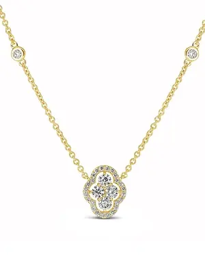 Piranesi 18k Yellow Diamond Pendant Necklace - Gold