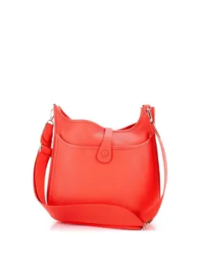Hermès Pm Evelyne Iii Clemence Leather Bag - Pink