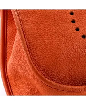 Hermès Gm Evelyne Bag Gen Iii Clemence - Orange