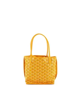Goyard Mini Anjou Reversible Tote Coated Canvas - Orange