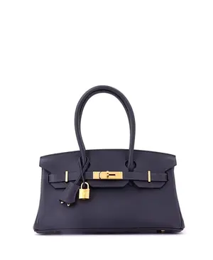 Hermès 29 Shoulder Birkin Bag Evercolor - Gray