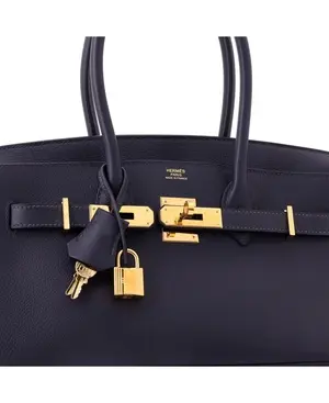 Hermès 29 Shoulder Birkin Bag Evercolor - Gray