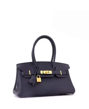 Hermès 29 Shoulder Birkin Bag Evercolor - Gray