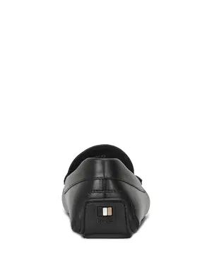 BOSS Leather Moccasins - Black