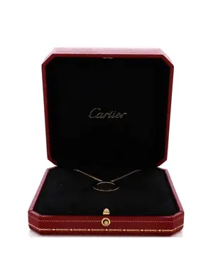 CARTIER Love Pendant Necklace 18k 16.5