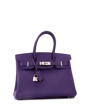 Hermès Birkin 30 Handbag - Iris