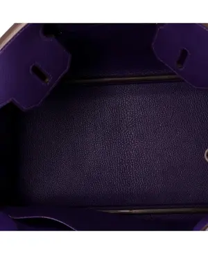 Hermès Birkin 30 Handbag - Iris