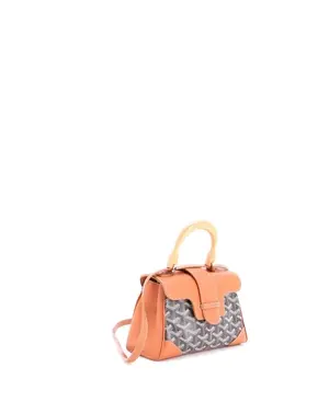 Goyard Mini Saigon Top Handle Bag - Brown