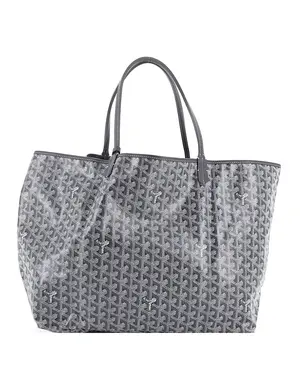 Goyard Gm Saint Louis Tote Coated Canvas - Gray