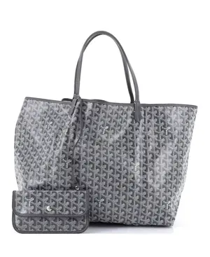 Goyard Gm Saint Louis Tote Coated Canvas - Gray