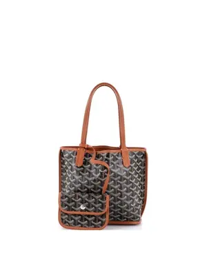 Goyard Mini Anjou Reversible Tote - Brown