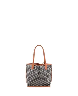 Goyard Mini Anjou Reversible Tote - Brown