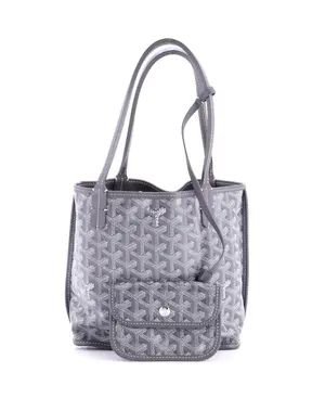 Goyard Mini Anjou Reversible Tote - Gray