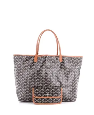 Goyard Saint Louis Gm Tote Coated Canvas - Brown