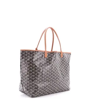 Goyard Saint Louis Gm Tote Coated Canvas - Brown