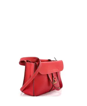Hermès 31 Halzan Bag Clemence - Red