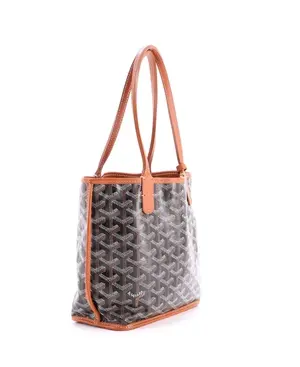 Goyard Anjou Reversible Tote Coated Canvas - Brown
