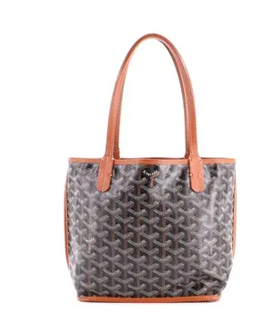 Goyard Anjou Reversible Tote Coated Canvas - Brown