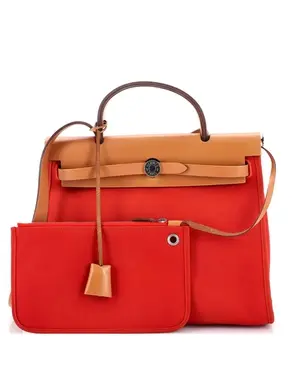Hermès 31 Herbag Zip - Brown
