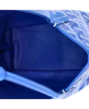 Goyard Mini Anjou Reversible Tote Coated Canvas - Blue