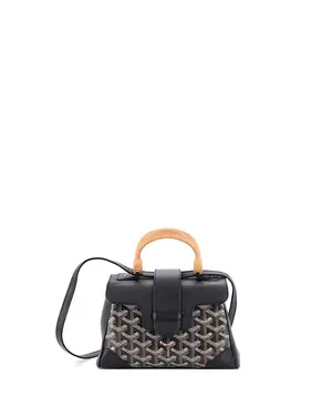Goyard Mini Saigon Top Handle Bag - Black
