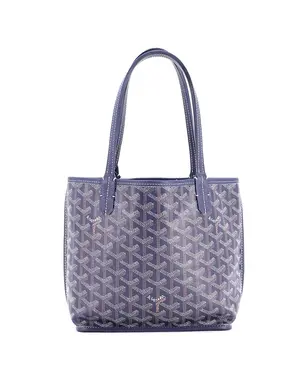 Goyard Anjou Reversible Tote Coated Canvas - Blue