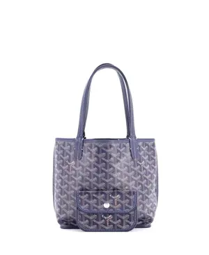 Goyard Anjou Reversible Tote Coated Canvas - Blue