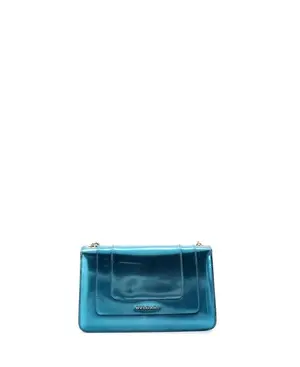 BVLGARI Small Serpenti Forever Shoulder Bag Metallic Leather