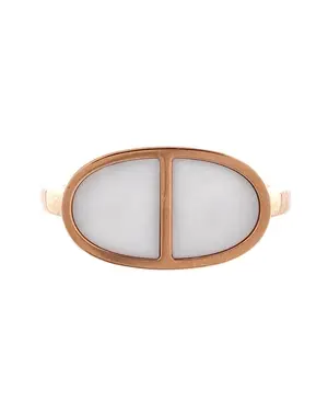 Hermès Small Chaine D'ancre Verso Ring - Gold