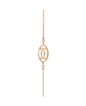 CARTIER Double C Logo Bracelet