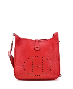 Hermès Pm Evelyne Bag Gen Iii Clemence - Red
