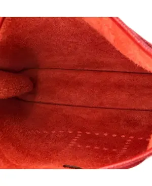 Hermès Pm Evelyne Bag Gen Iii Clemence - Red