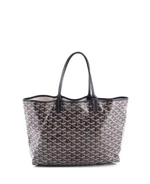 Goyard Gm Saint Louis Tote Coated Canvas - Black