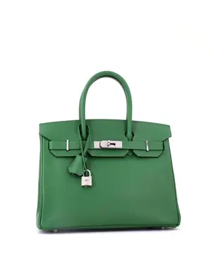 Hermès Birkin 30 Handbag - Vert Bengale