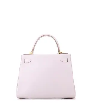 Hermès Kelly 28 Handbag With Gold Hardware - Gris Perle