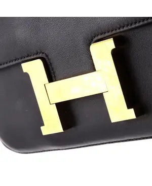 Hermès 24 Constance Bag Swift - Black