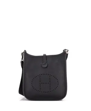 Hermès Tpm Evelyne Bag Gen Iii Epsom - Black